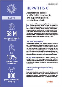 Hepatitis C factsheet | DNDi